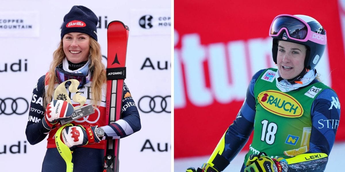Mikaela Shiffrin gives emotional reaction to Paula Moltzan's Kranjska ...