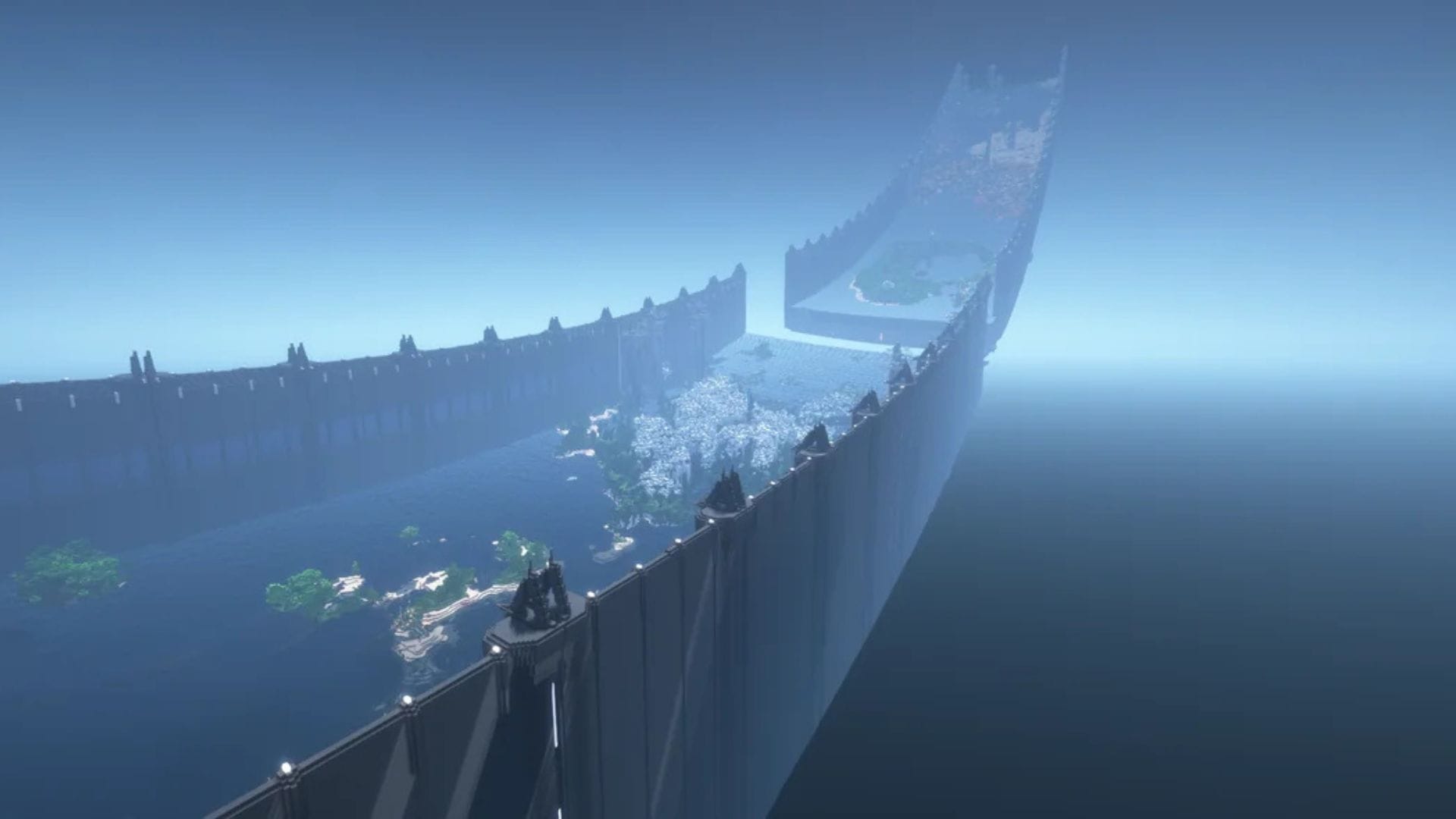 Minecraft player showcases beautiful Halo-inspired map