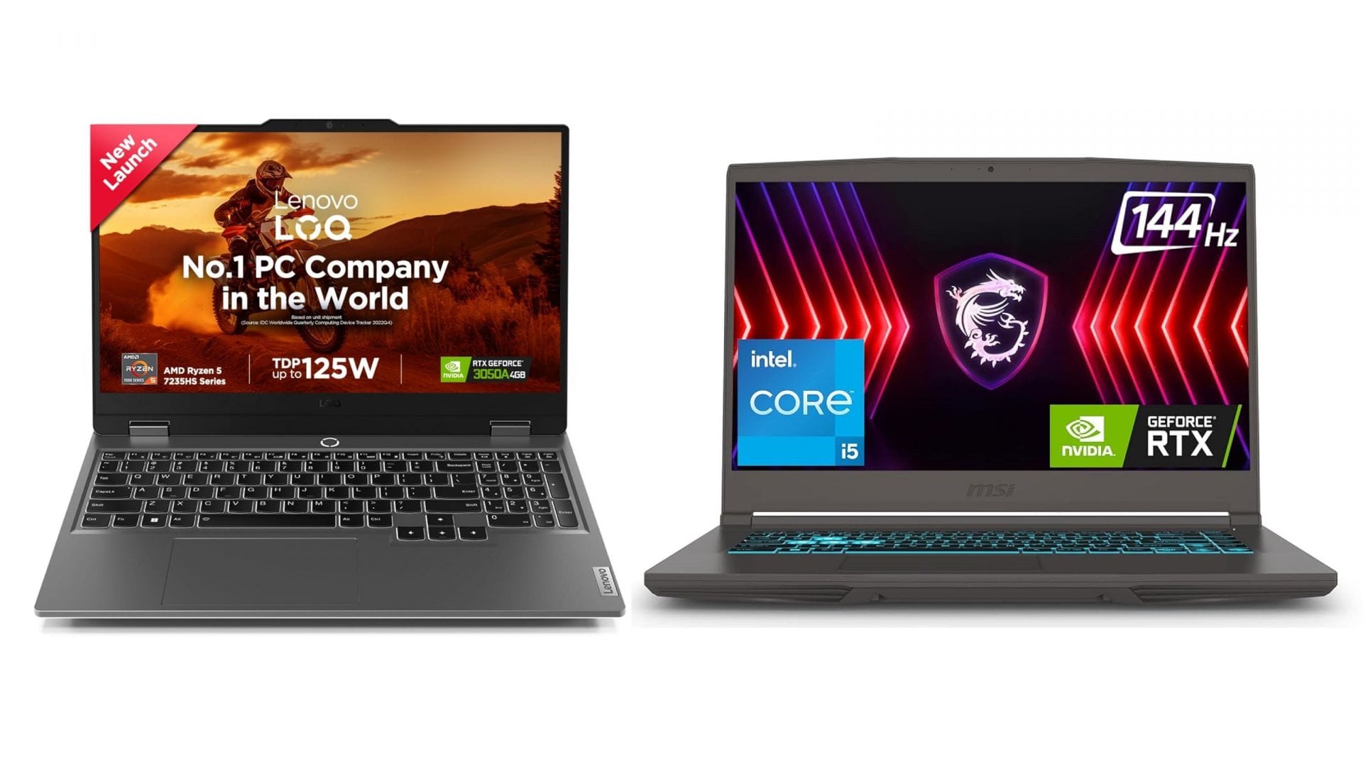 Lenovo LOQ 15 vs MSI Thin 15: Which is the better laptop for budget gaming?