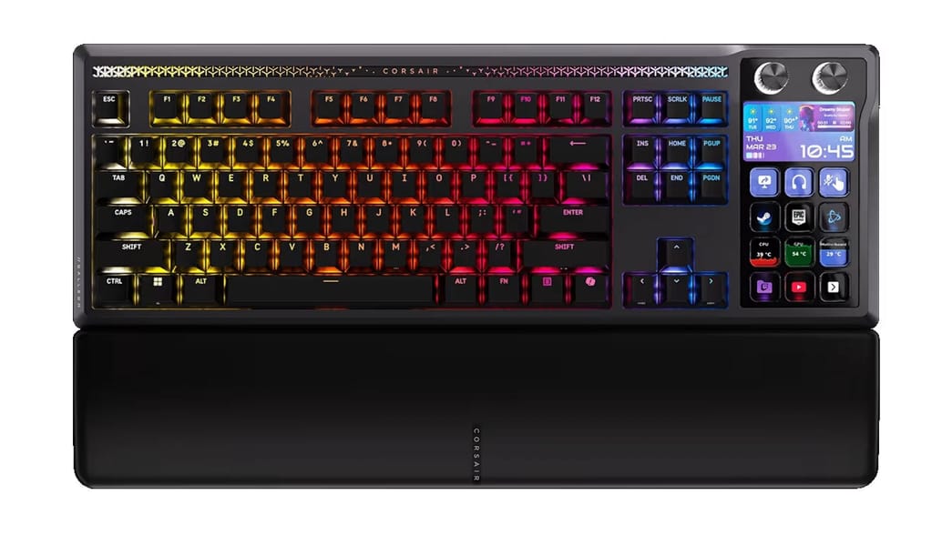 CORSAIR integrated Elgato's Stream Deck into its new mechanical keyboard