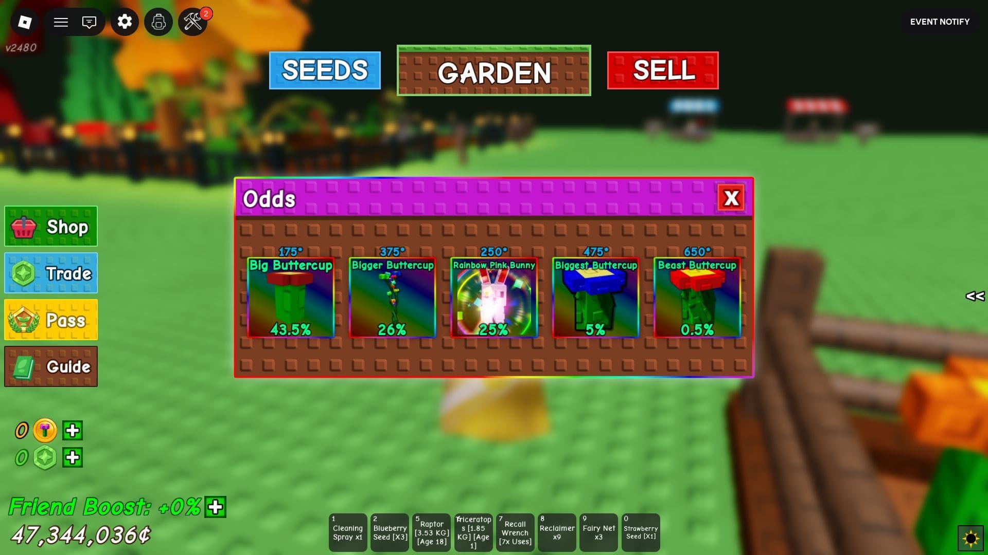 Grow a Garden Biggest Buttercup guide: Rarity, how to get, and more