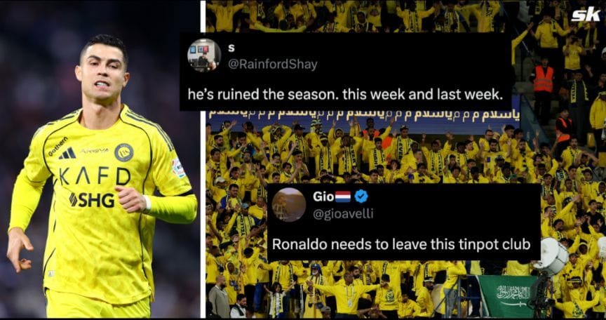 “Ruined the season, this week and last week”, “Ronaldo needs to leave ...
