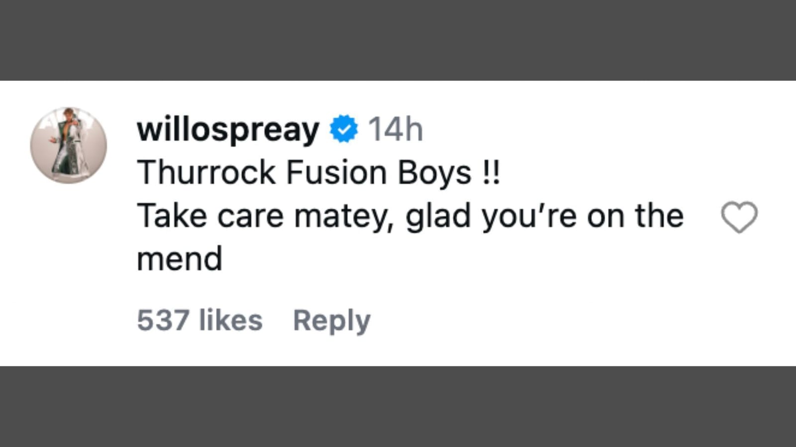 Will Ospreay sends a heartfelt message to beloved WWE star following ...