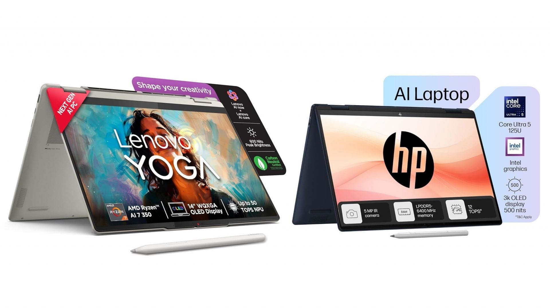 Lenovo Yoga 7 2-in-1 vs HP Envy x360: Which is the better 2-in-1 laptop?