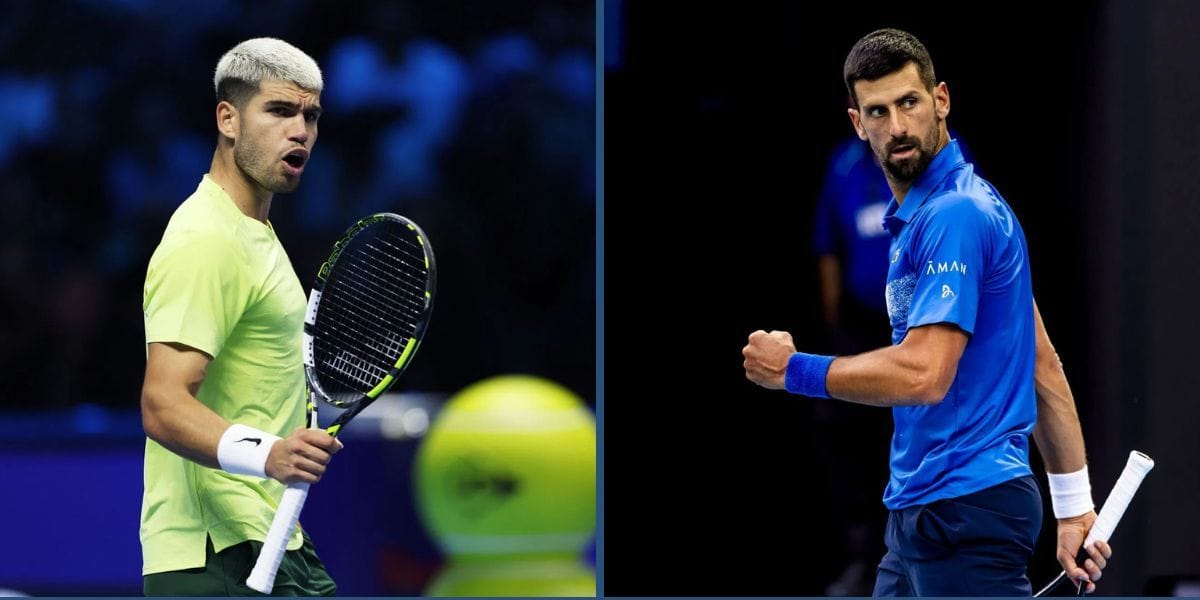After being accused of 'copying' Novak Djokovic, Carlos Alcaraz ...