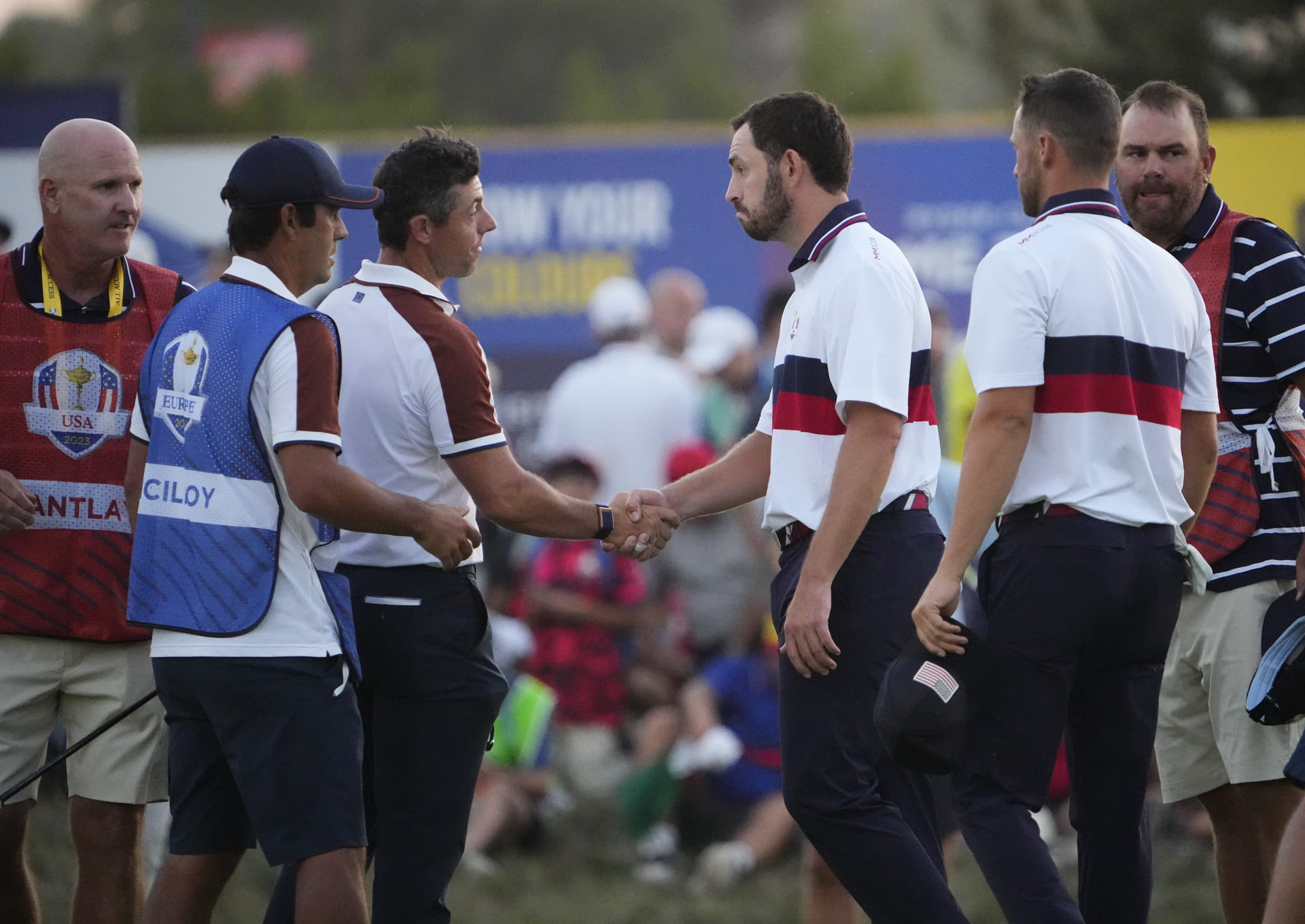 WATCH: Rory McIlroy mocking Patrick Cantlay’s pre-shot routine at Ryder ...