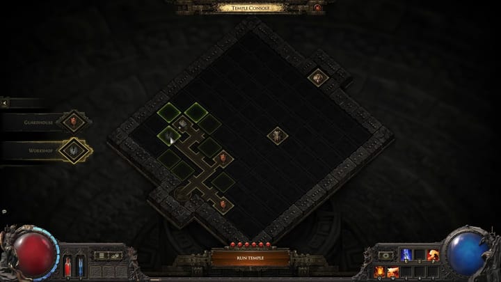 Beginner Vaal Temple setup in Path of Exile 2 for currency farming