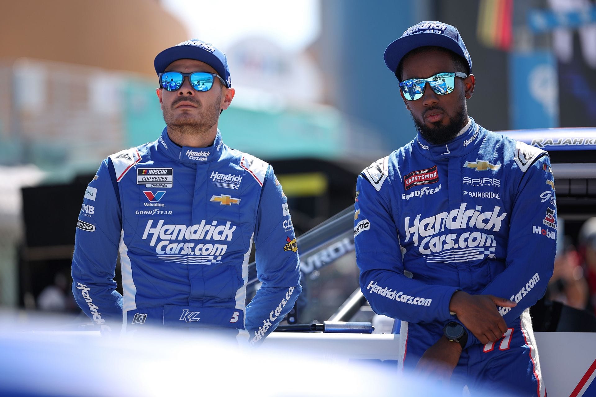 Kyle Larson, William Byron, and HMS Cup driver’s O’Reilly entries ...