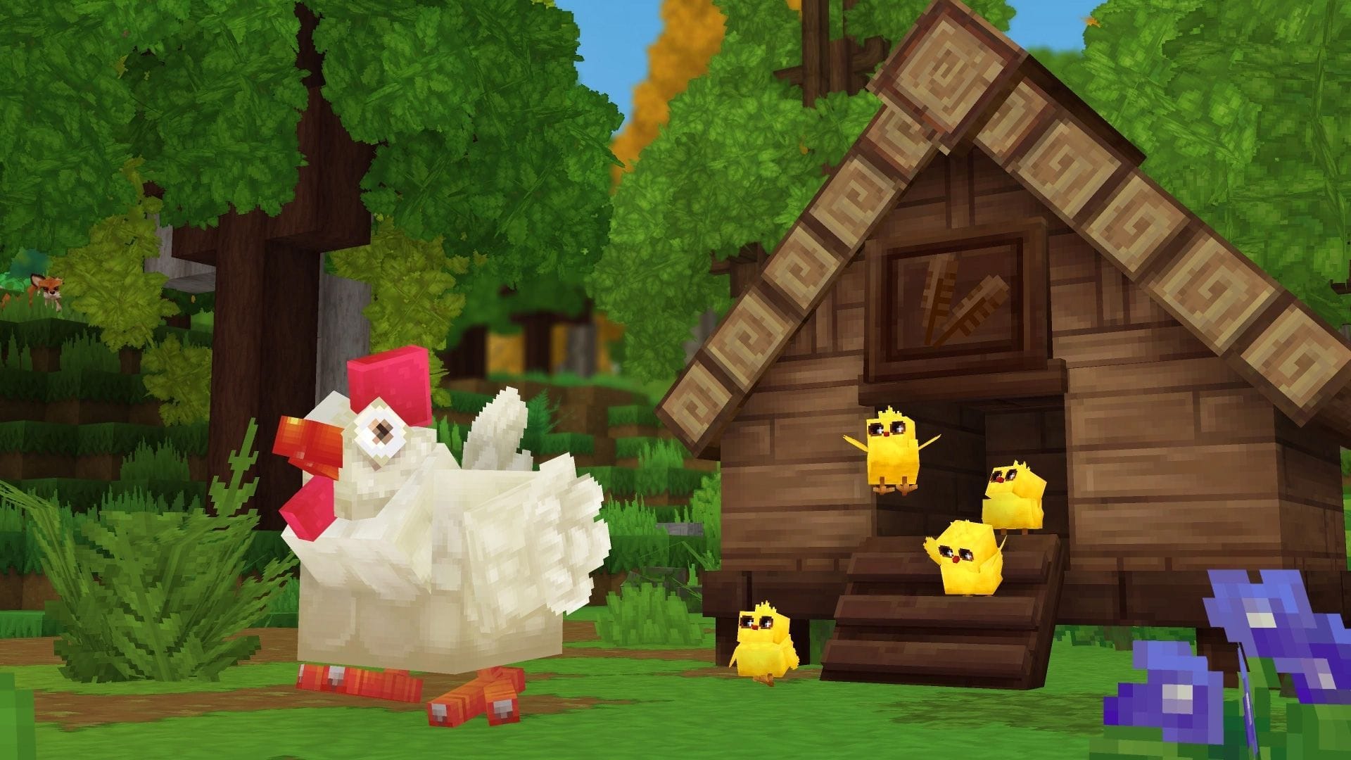 How to use chicken coop in Hytale