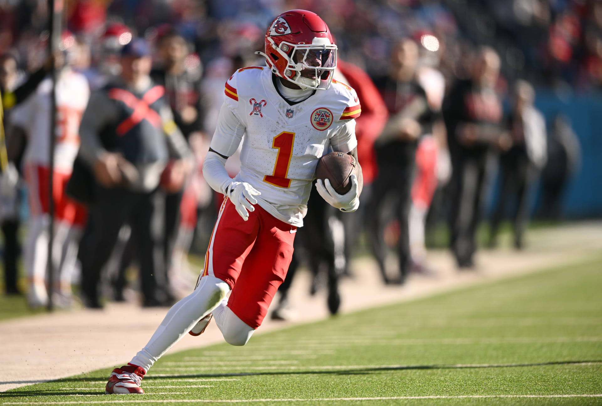 "You've been saying this for 2 years now": Xavier Worthy faces fan ...