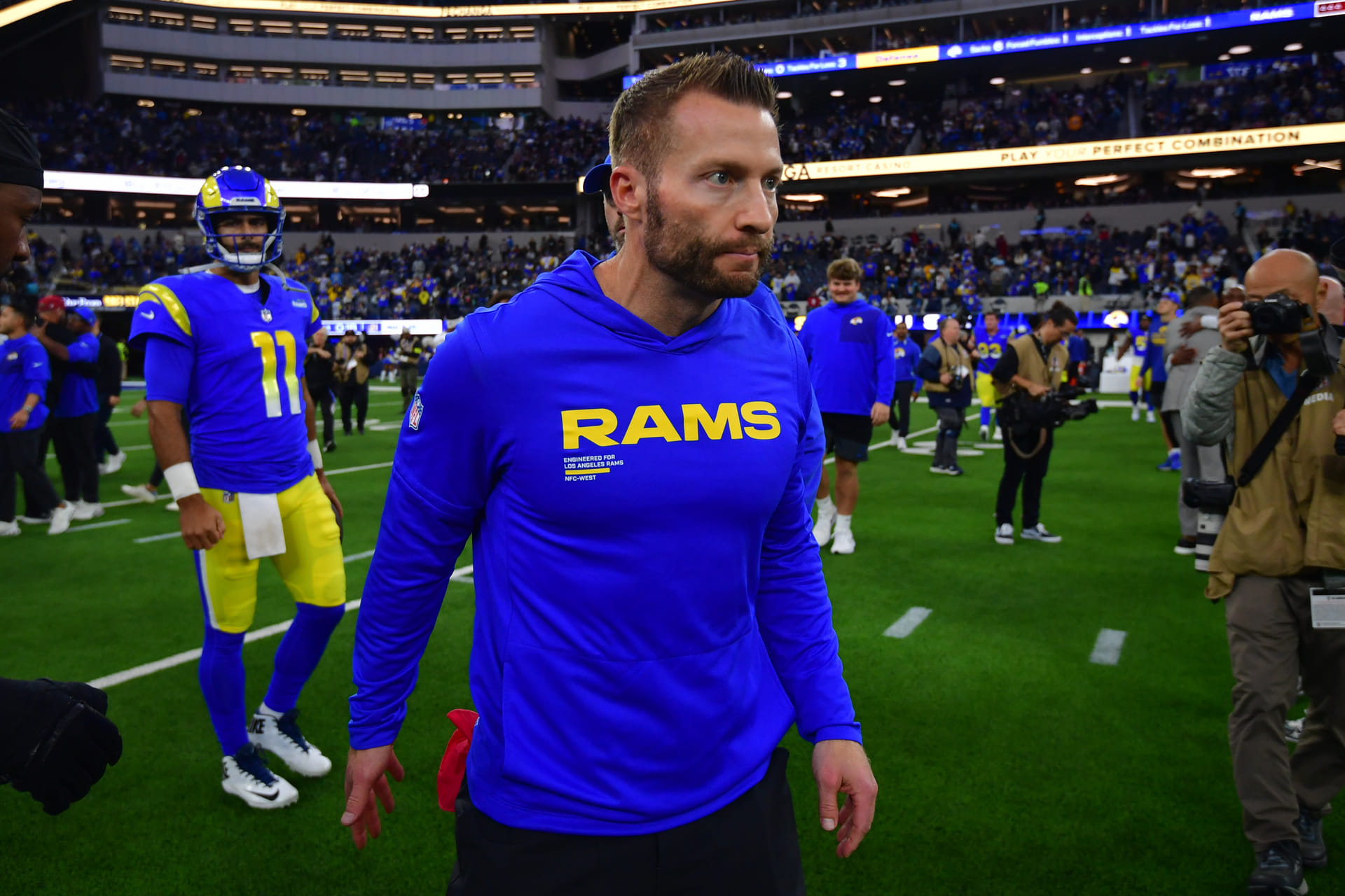 Rams HC Sean McVay teases getting "a couple requests of some trades ...