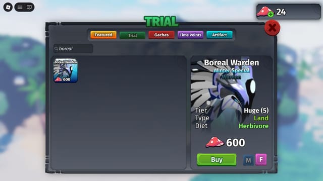 Boreal Warden in Creatures of Sonaria: Worth, how to get, abilities ...