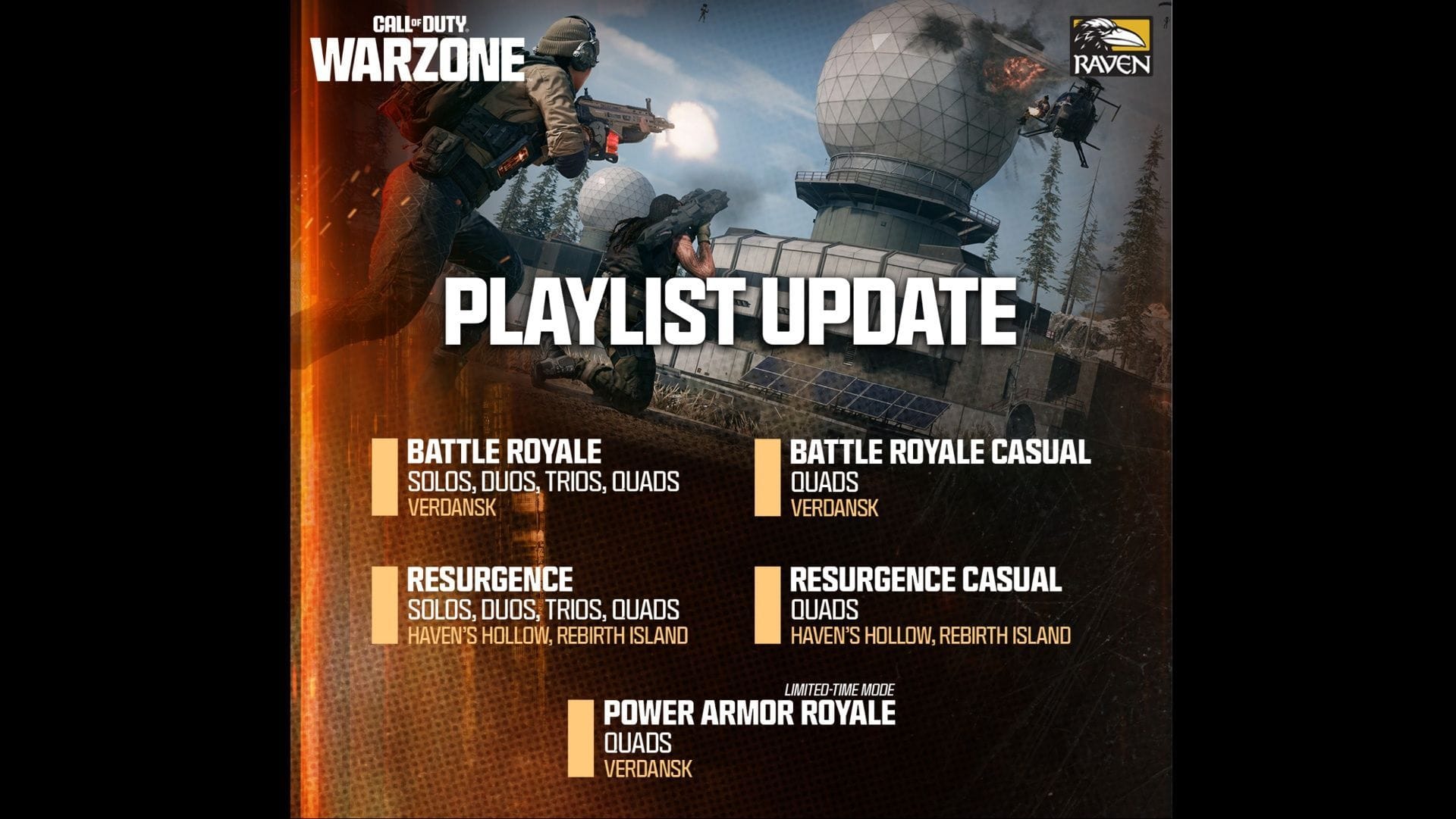 Warzone Season 1 Reloaded playlist update: Everything we know