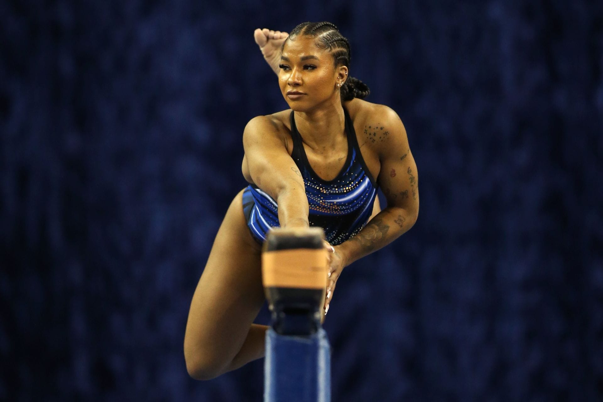 Jordan Chiles posts highest all-around score to lead UCLA gymnastics ...