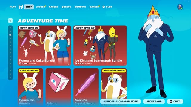 How to get new Adventure Time skins in Fortnite: Fionna the Human, Cake ...