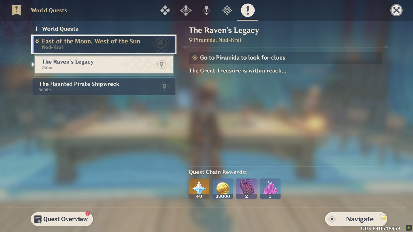 Genshin Impact: The Raven's Legacy quest guide