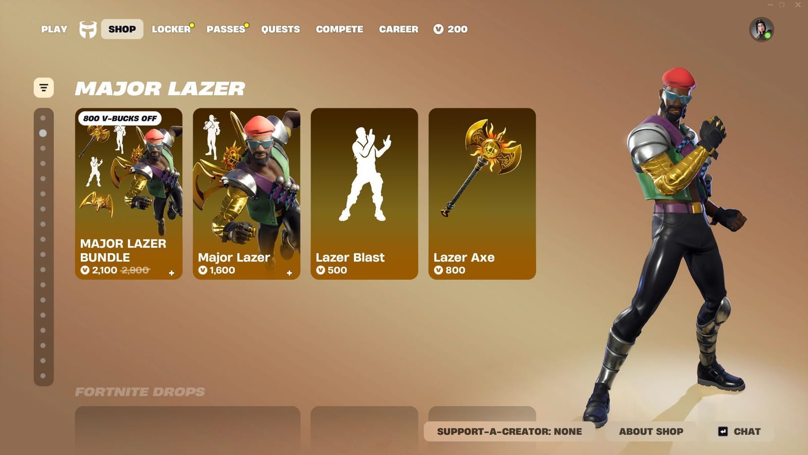 How to get the Major Lazer skin in Fortnite