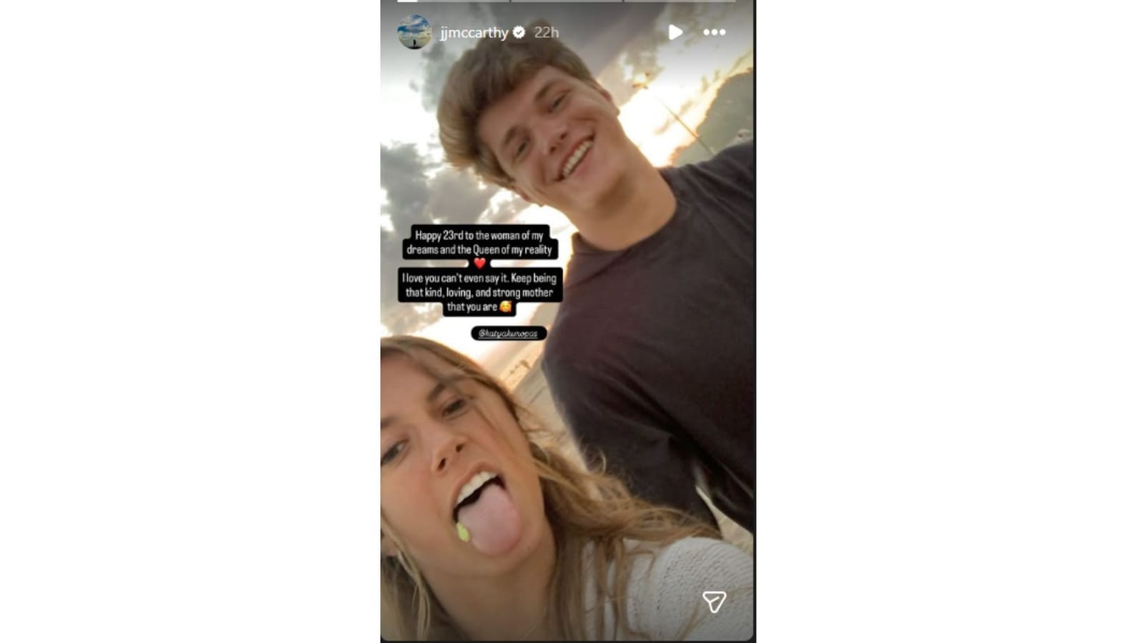 J.J. McCarthy pours his heart out celebrating the 'woman of his dreams' on her birthday