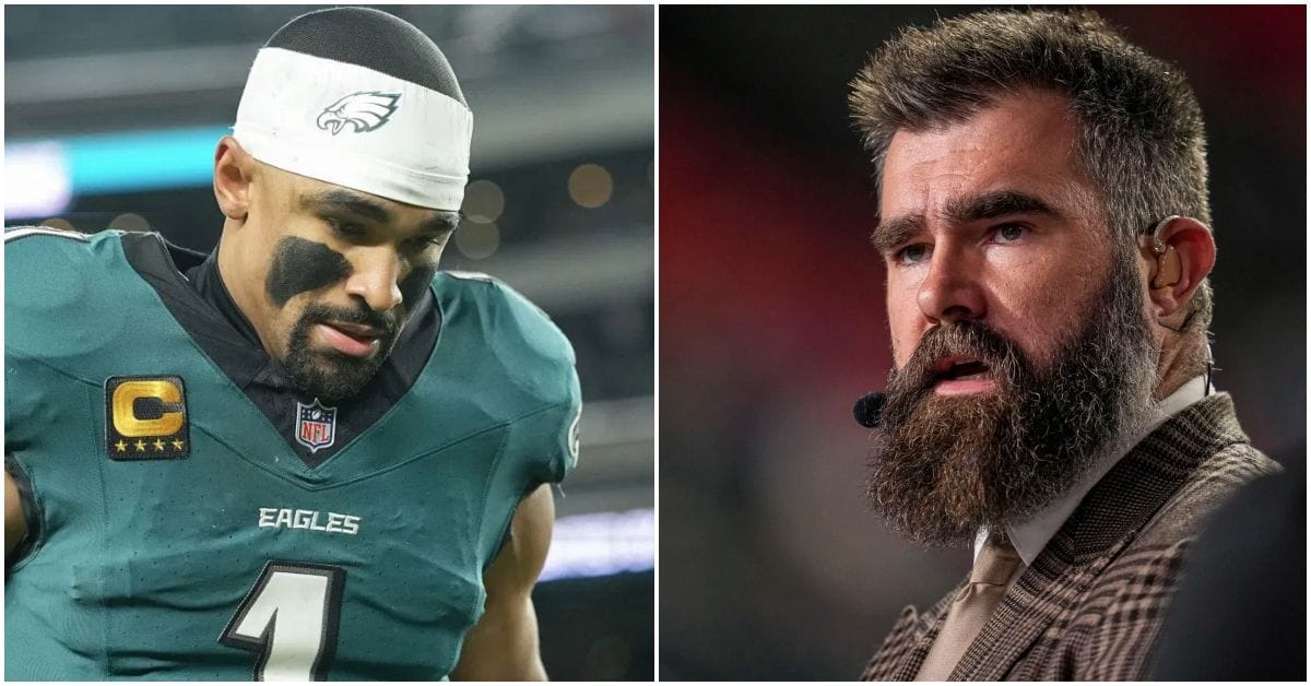 “Jalen Hurts is not that guy”: Jason Kelce gets 100% real on Eagles QB ...