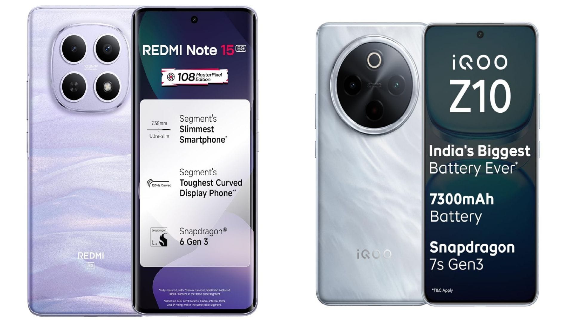 Redmi Note 15 vs IQOO Z10: Which is a better device?