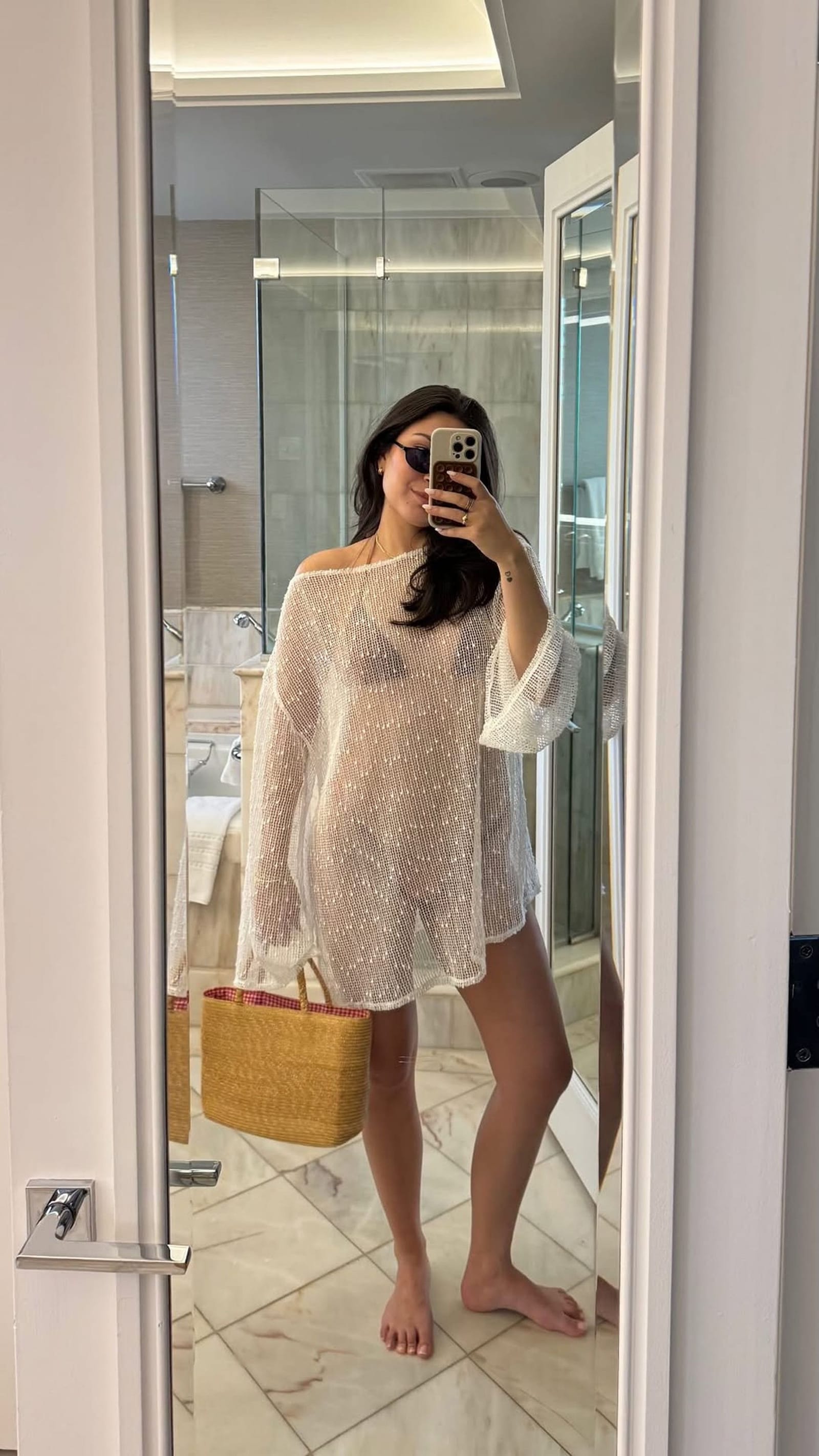 Dillon Gabriel’s fiancee Zo Caswell rocks brown swimsuit under ...