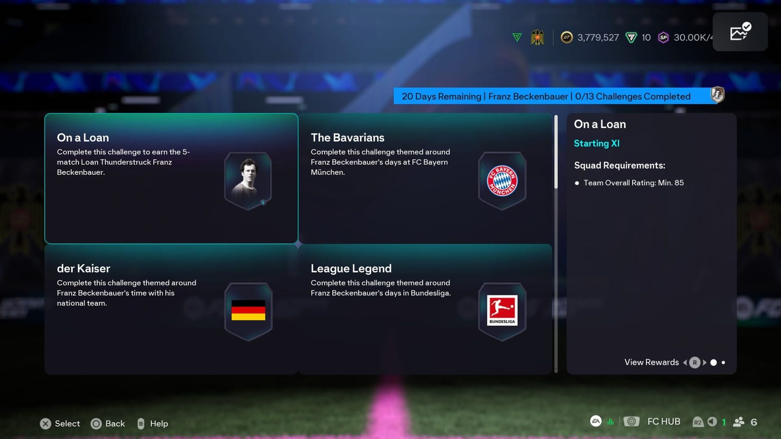 EA FC 26 Franz Beckenbauer Thunderstruck Icon SBC: All tasks and ...