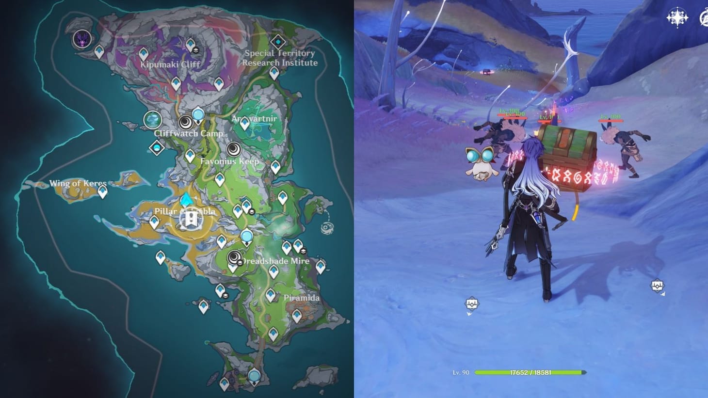 Genshin Impact: Precious and Remarkable chest locations in Wavechaser Plain