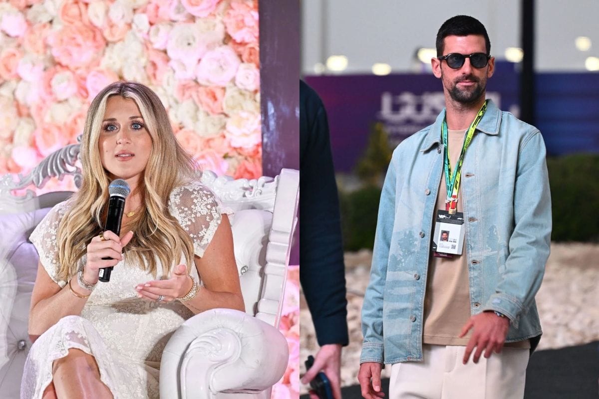 Riley Gaines reacts as Novak Djokovic announces decision to step away ...