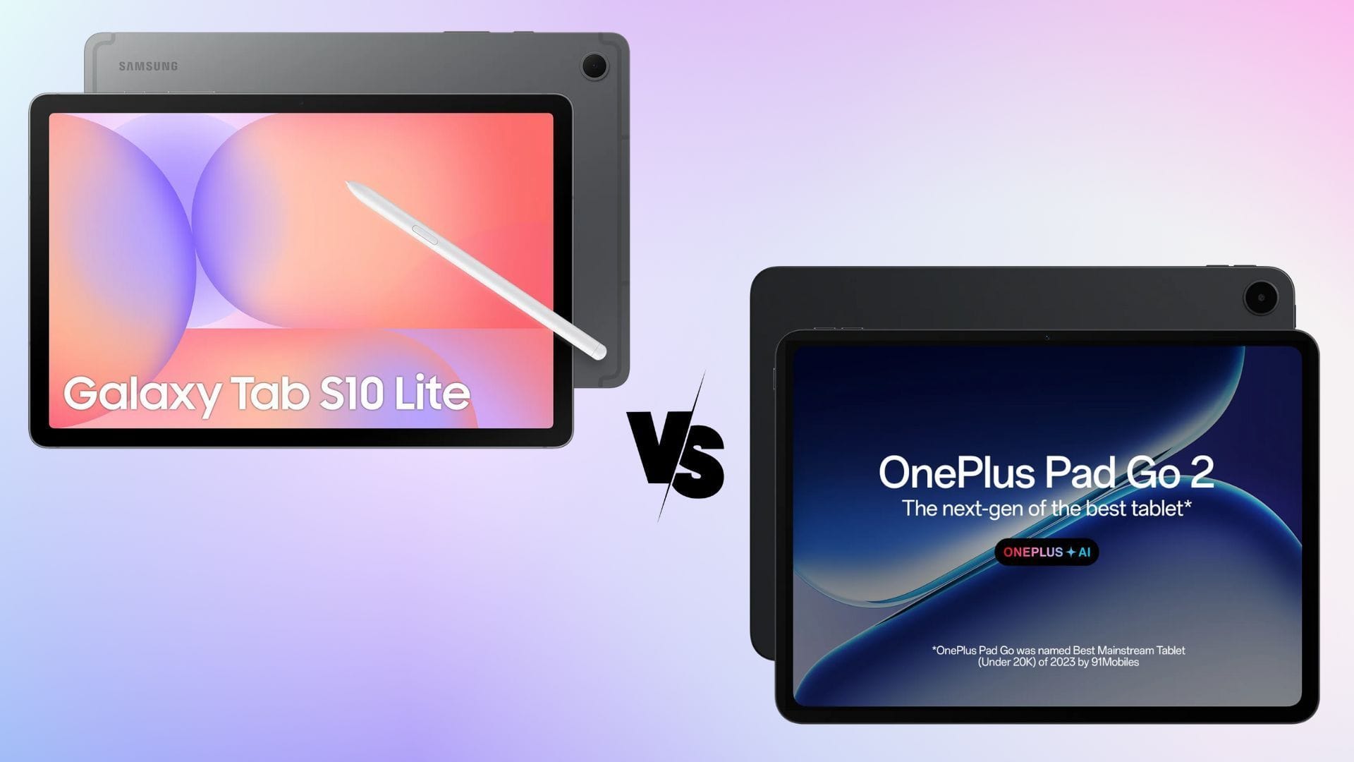 Samsung Galaxy Tab S10 Lite vs OnePlus Pad Go 2: Which is the best tablet?