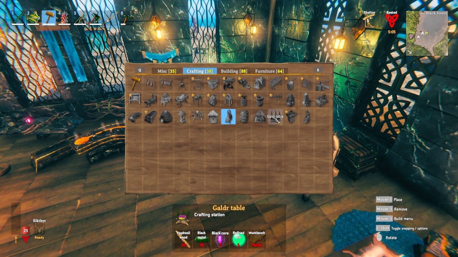 All Galdr Table upgrades in Valheim