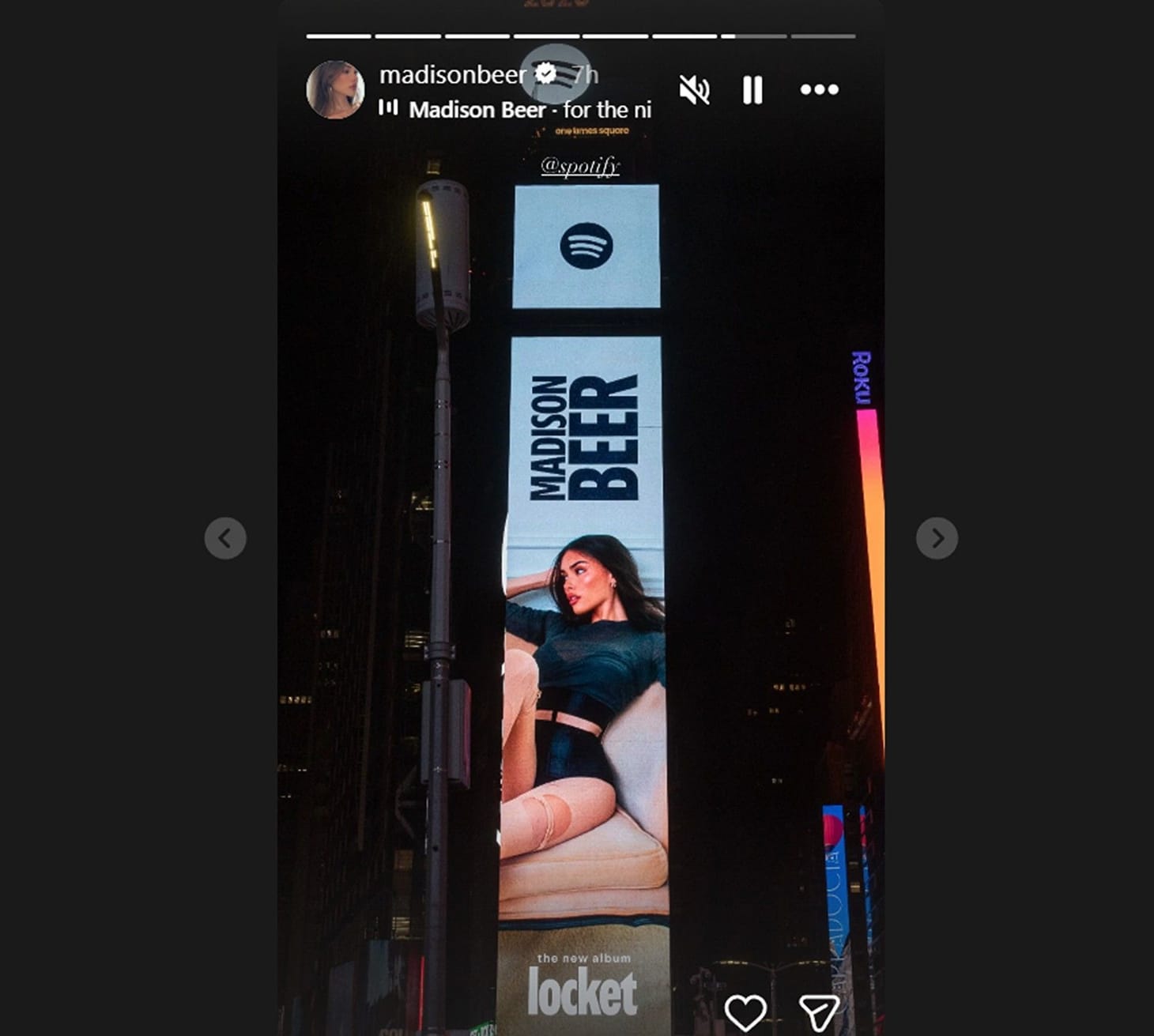 Justin Herbert's GF Madison Beer takes over Times Square NYC after ...