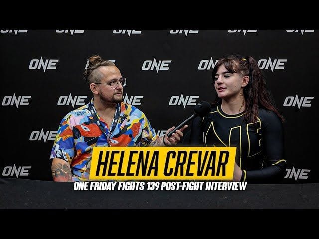 ONE Fight Night 39: "A really great match" - BJJ world champ Helena ...