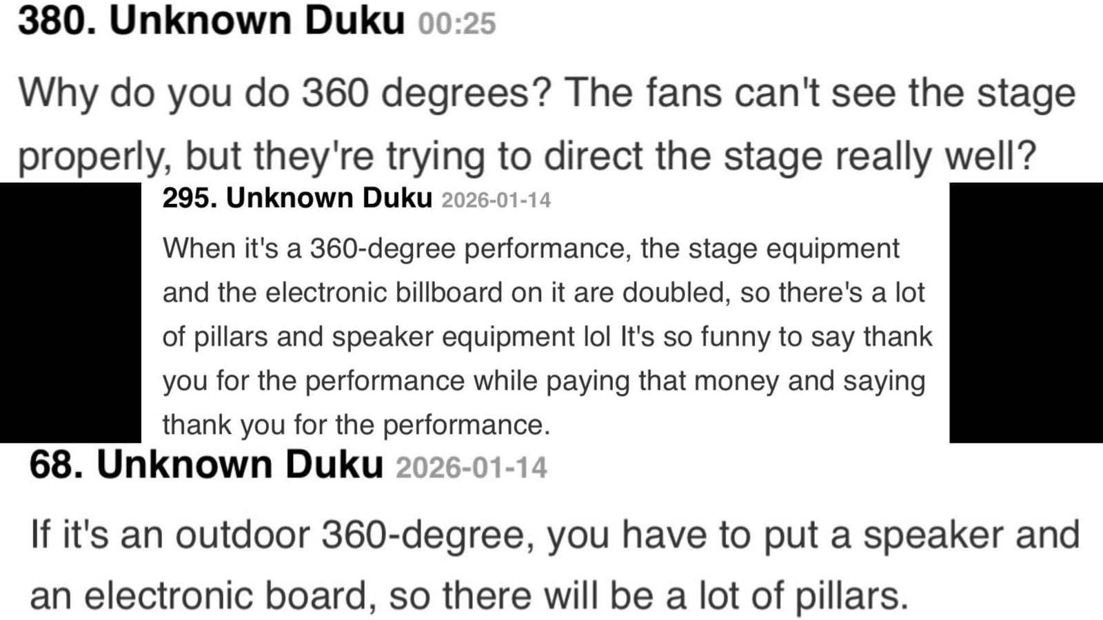 “Why are there so many view-restricting seats?” - BTS’ 360 degree ...
