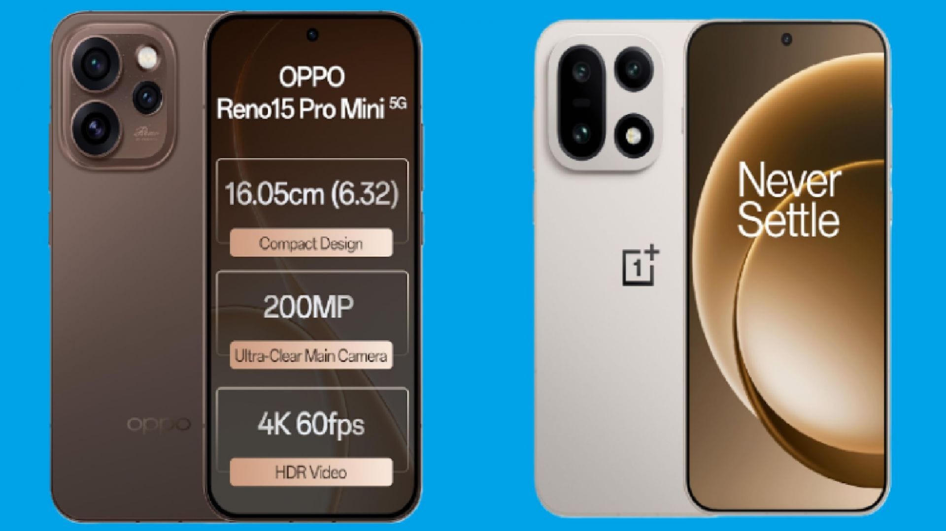 OnePlus 15 vs Oppo Reno 15 Pro Mini: Which is the better premium ...