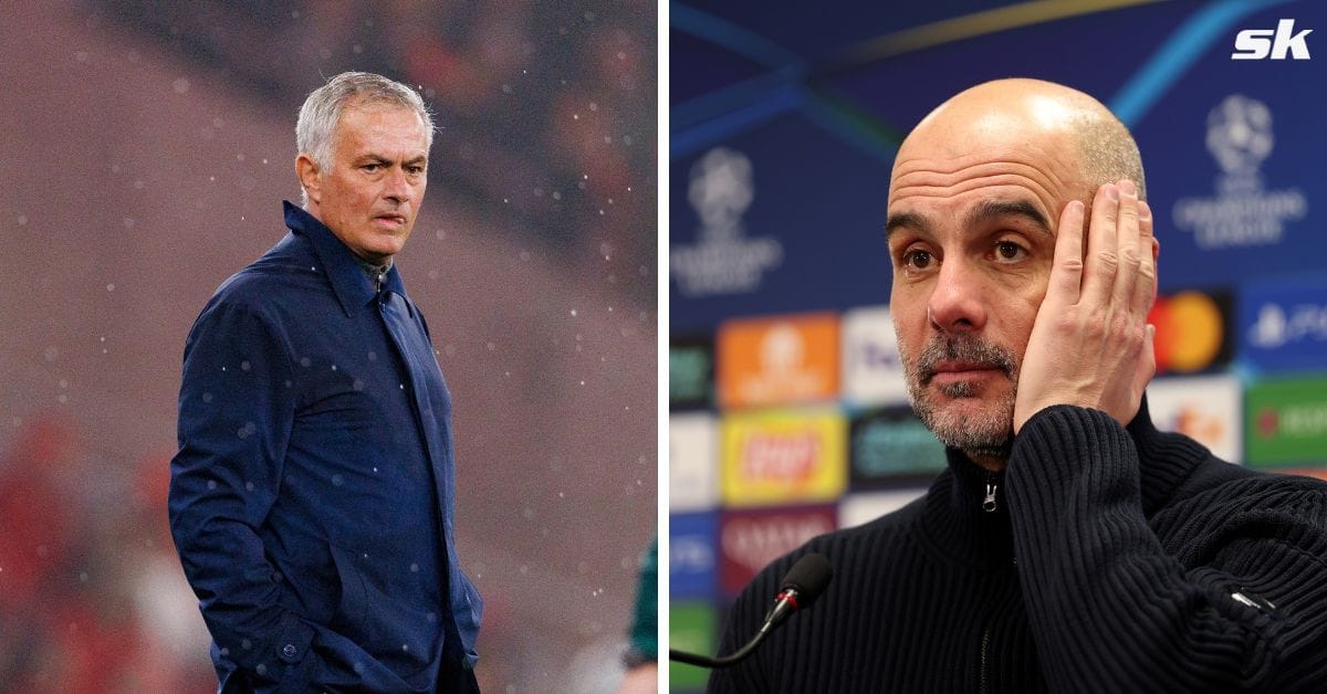Pep Guardiola reacts to old rival Jose Mourinho beating Real Madrid ...