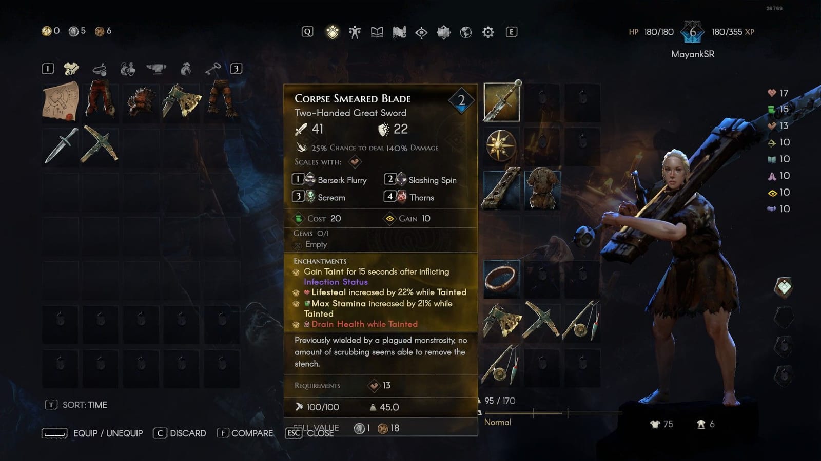 All Legendary weapons in No Rest for the Wicked