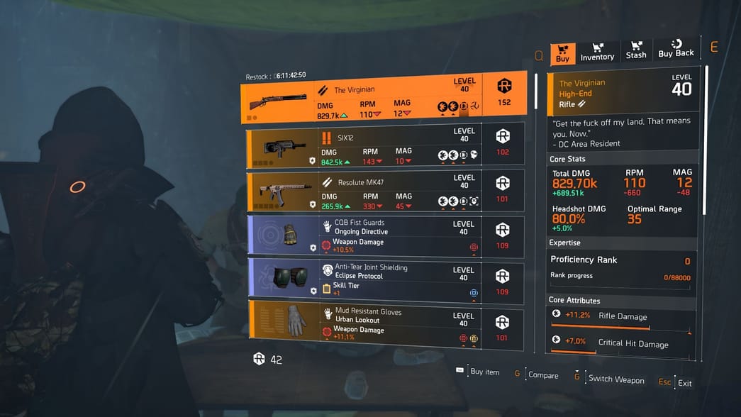 The Division 2 vendors this week (January 27 to February 3, 2026): All ...