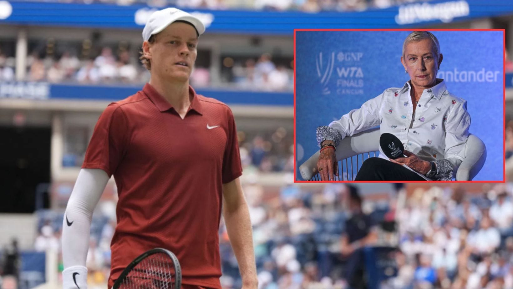 "On paper, Sinner wins hands down" - Martina Navratilova stunned as ...