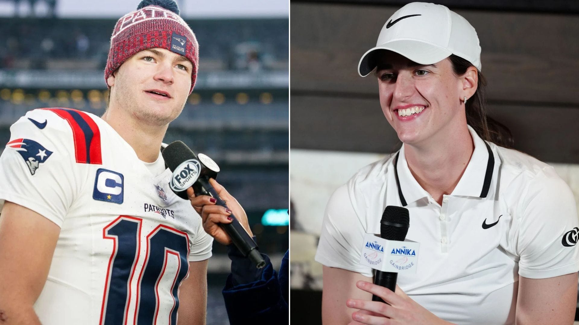 "I'm a Drake Maye fan": Caitlin Clark leans towards pulling for ...