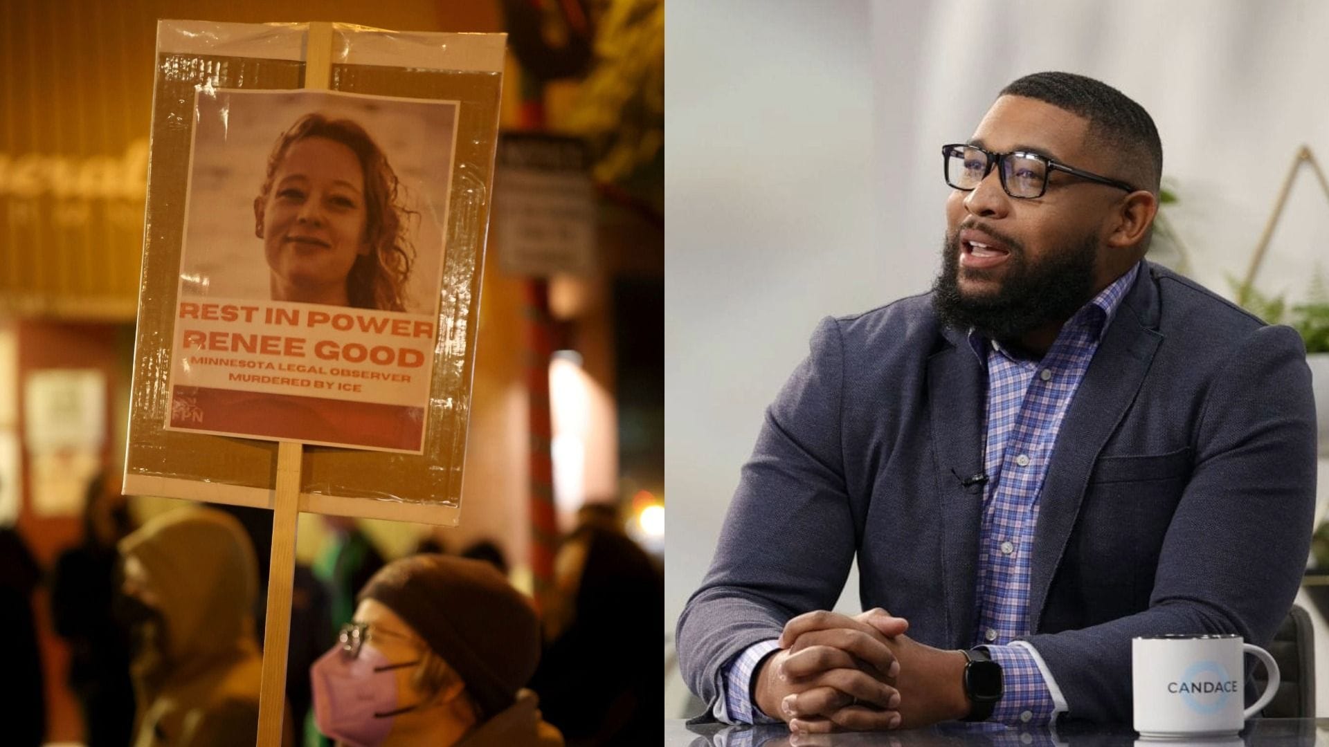 How much has GoFundMe for Renee Good raised? Brandon Tatum compares it ...