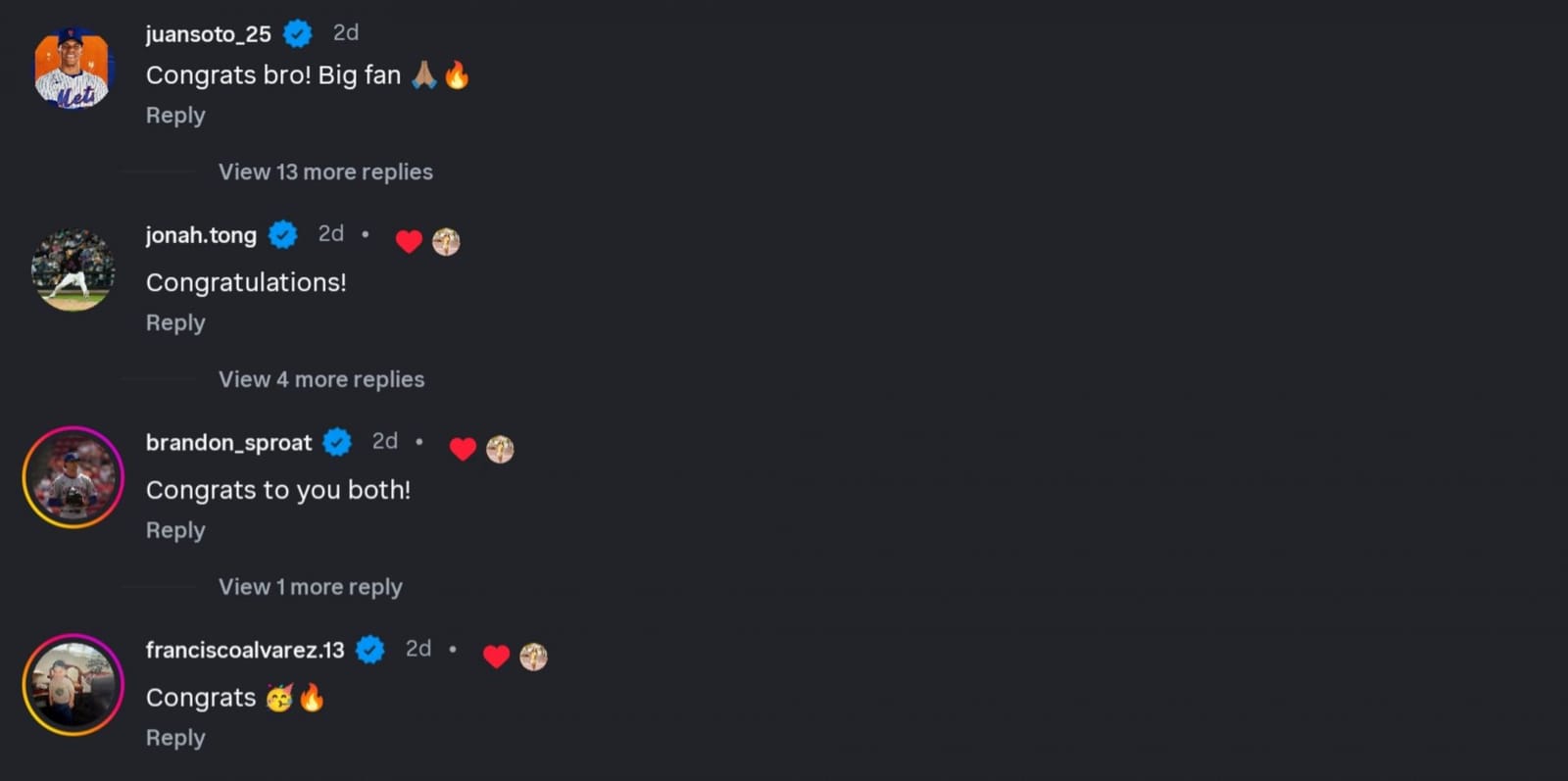 Nolan McLean and longtime girlfriend Avery tie the knot; Juan Soto ...