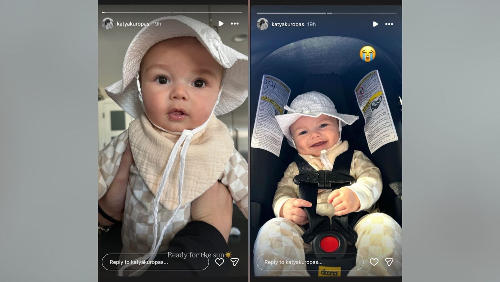 J.J. McCarthy's fiancée Katya turns son Rome into fashionista-baby with ...