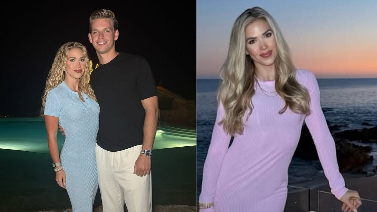 Chiefs heiress Gracie Hunt drops "crazy in love" snaps in halter-neck ...