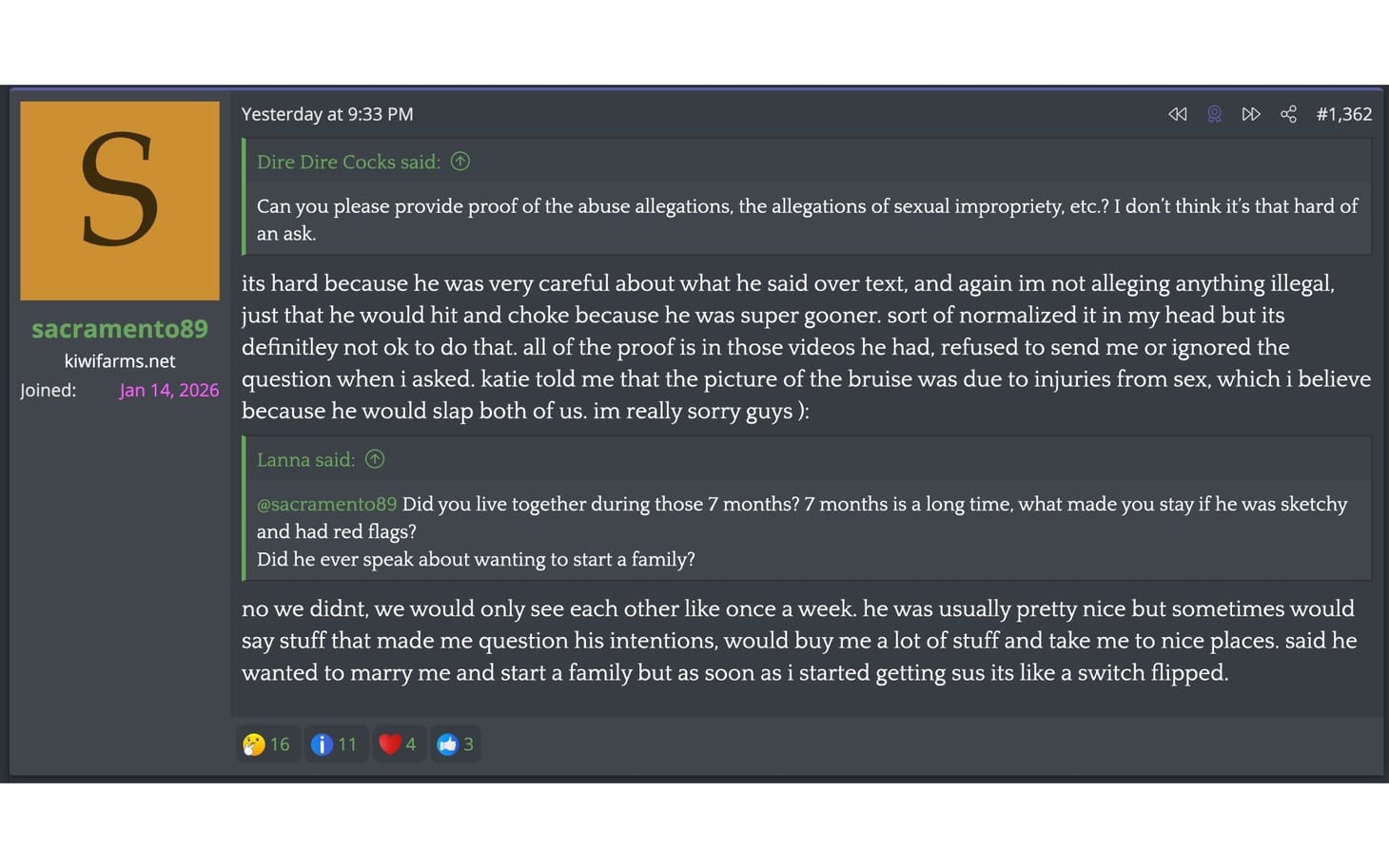 What are the allegations against YouTuber Turkey Tom?