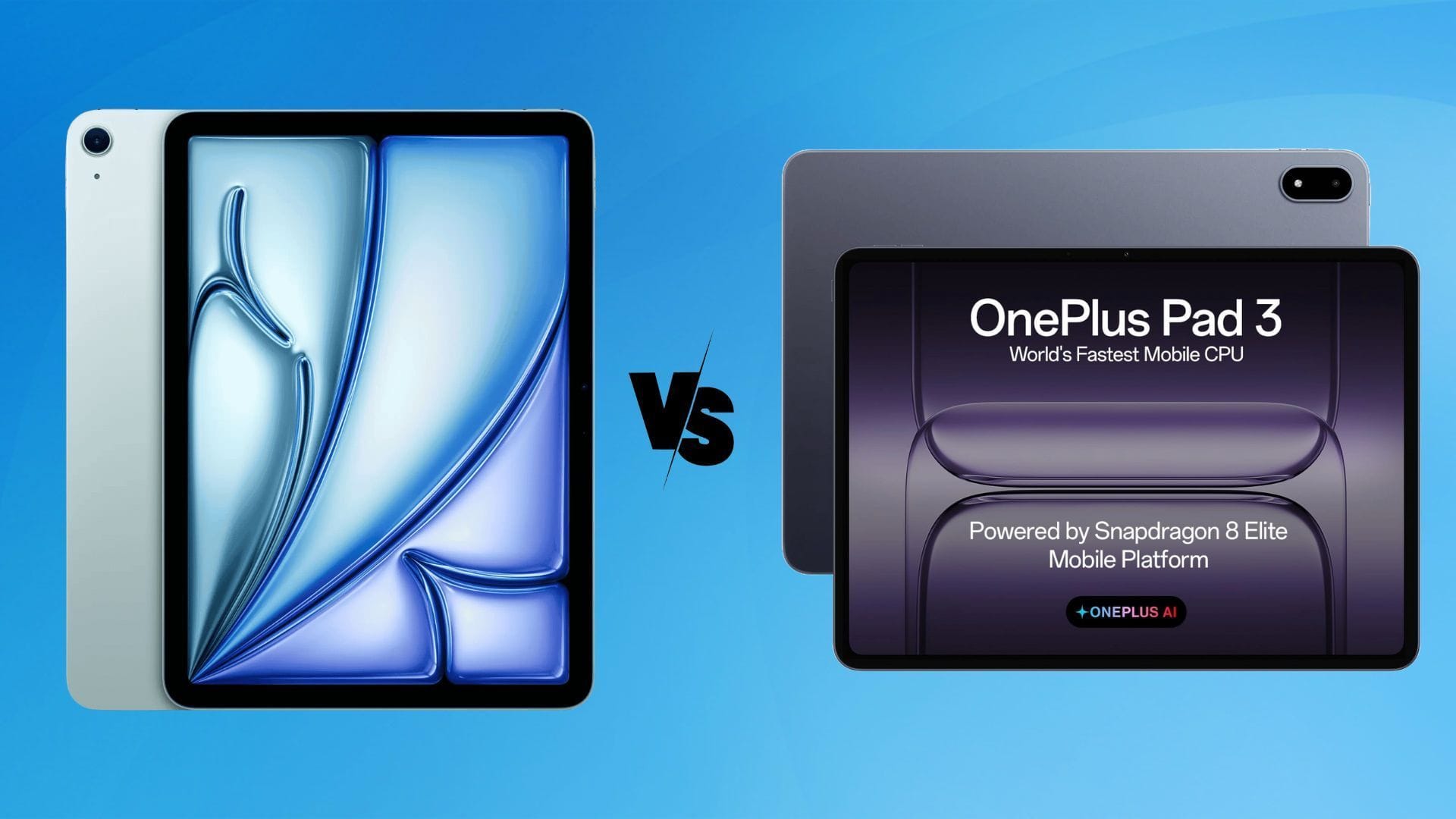 Apple iPad Air M3 vs OnePlus Pad 3: Which is the better tablet?