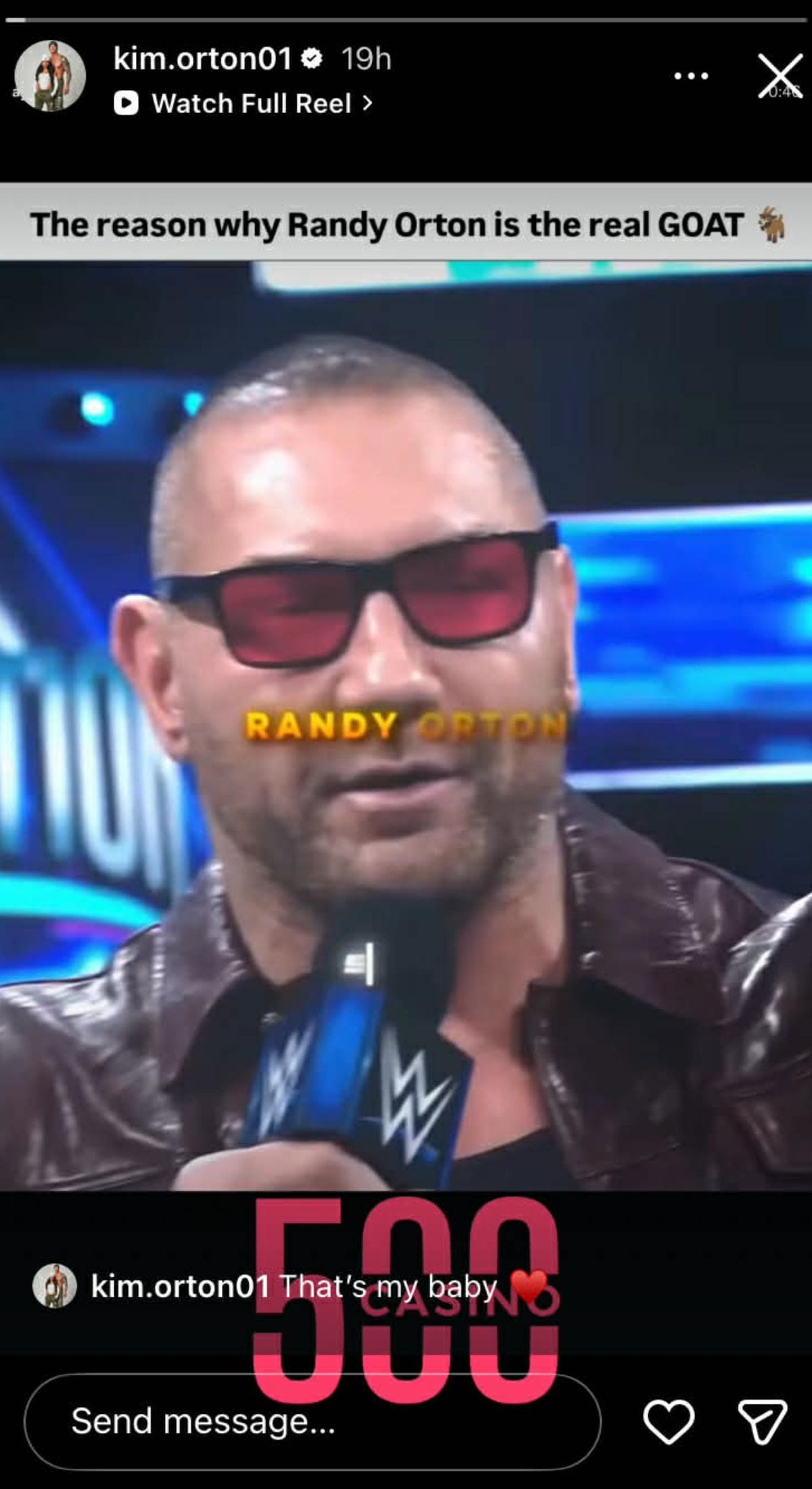 WWE: Randy Orton's Wife, Kim, Shares Heartwarming Message Following His ...