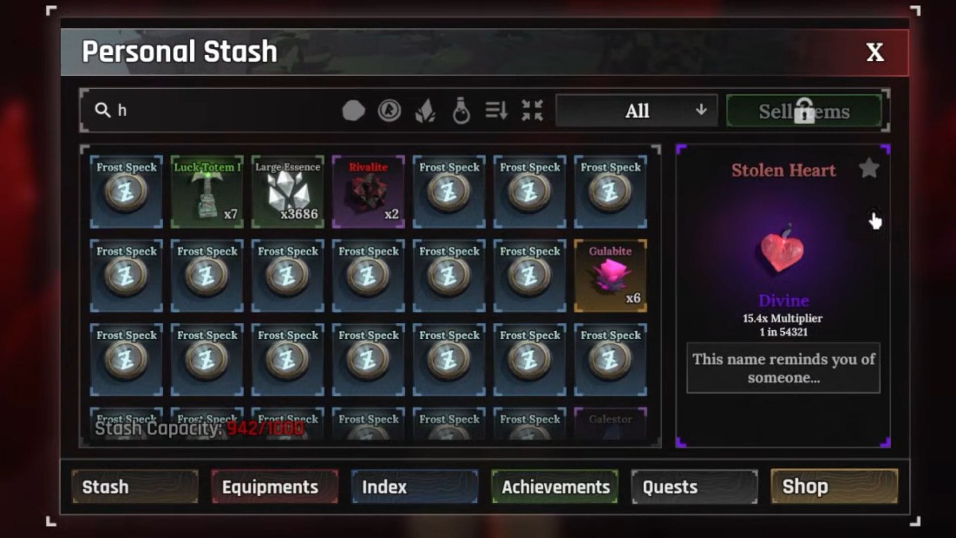 How to get Stolen Heart in The Forge