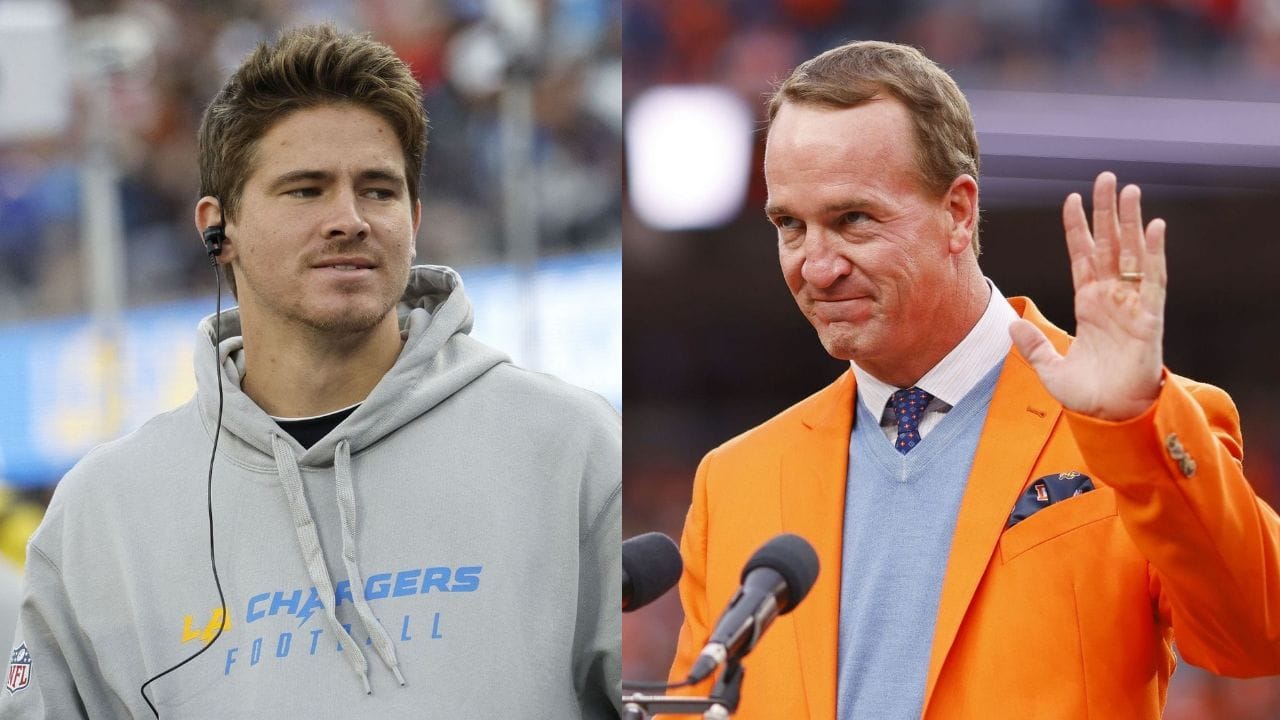 Justin Herbert "still is on a Peyton Manning-esque track" despite ...