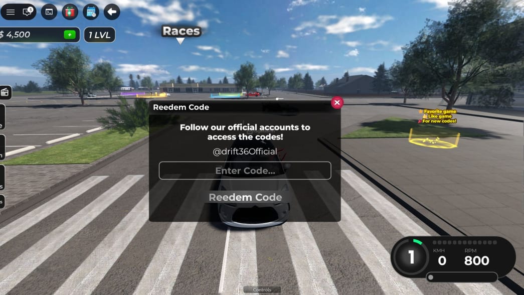 Drift 36 codes (March 2026)