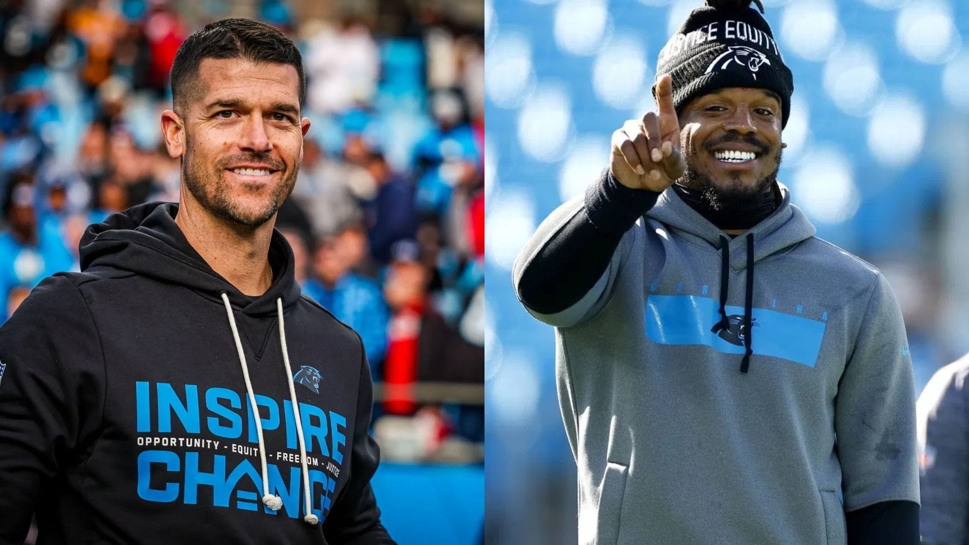 Panthers HC Dave Canales makes his feelings known on Cam Newton's ...